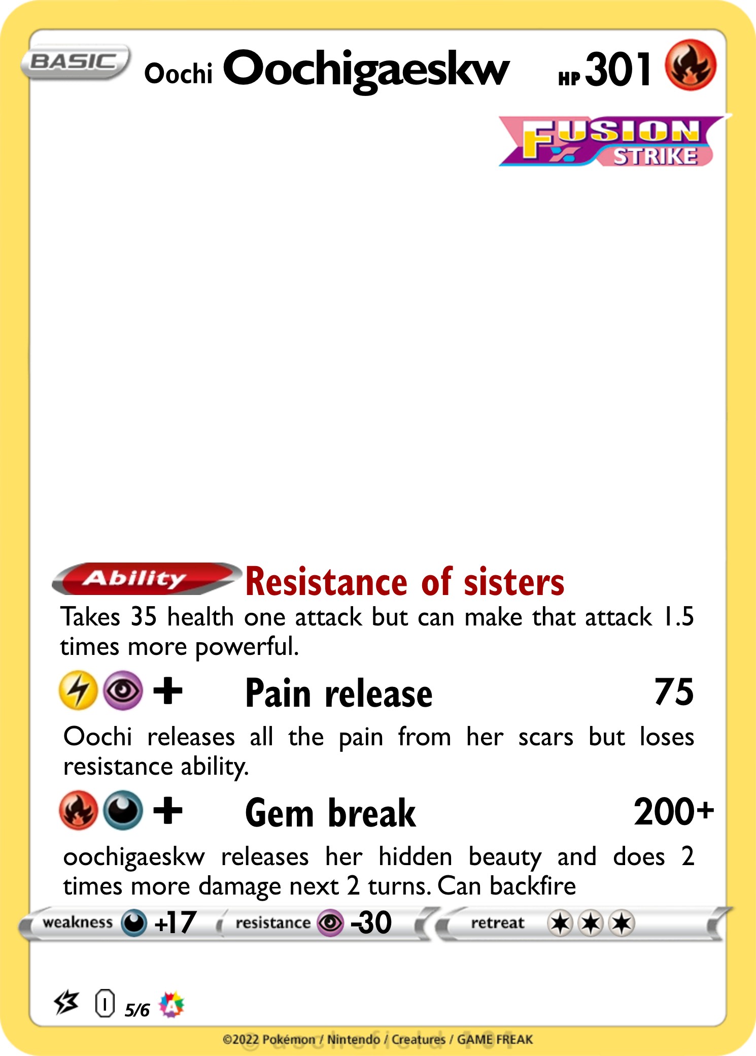 Oochigaeskw - Fghn | Pokécardmaker.net