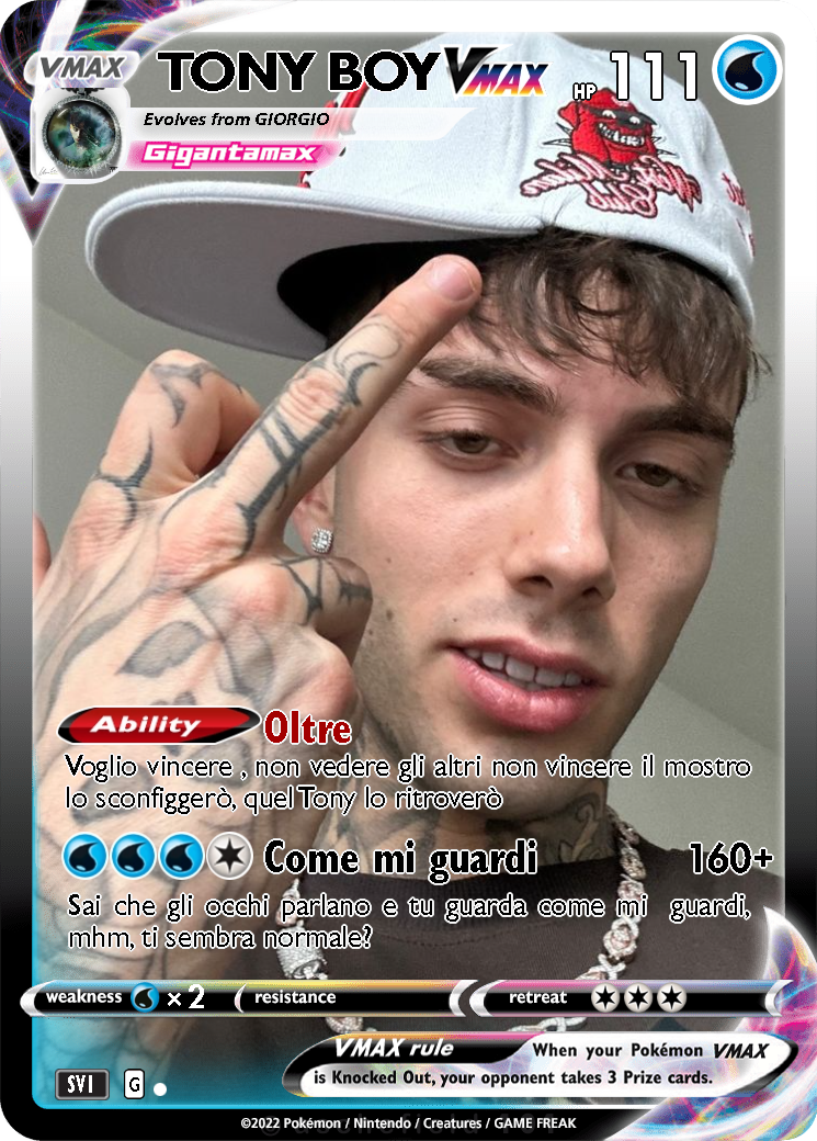 TONY BOY - Filippo555 | Pokécardmaker.net