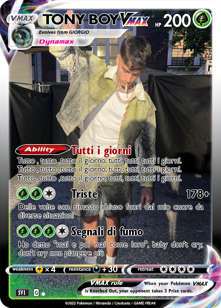 TONY BOY - Filippo555 | Pokécardmaker.net