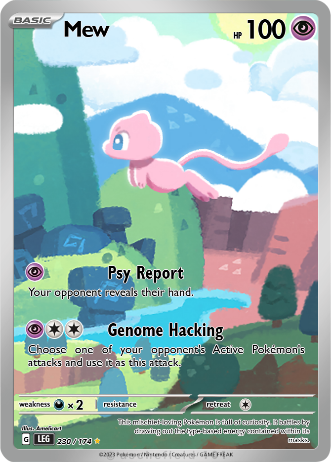 Mew - FinTheKnight | Pokécardmaker.net