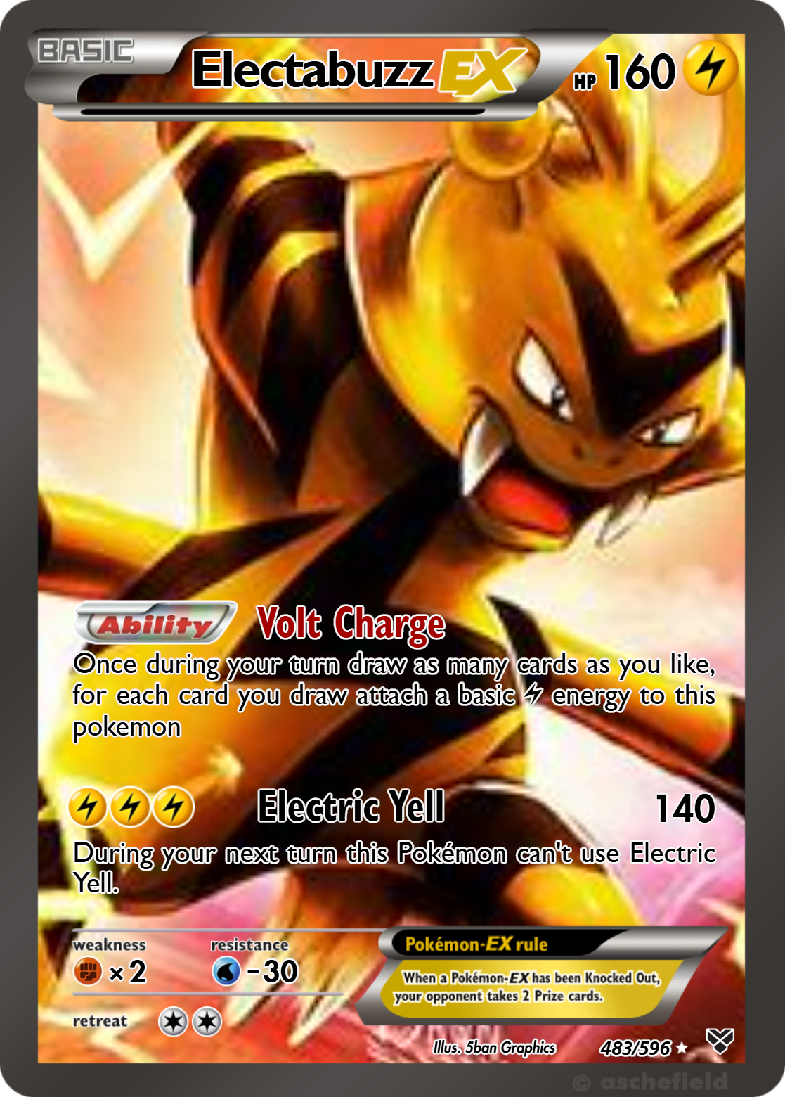 Electabuzz - FireyEnzo599GTX | Pokécardmaker.net