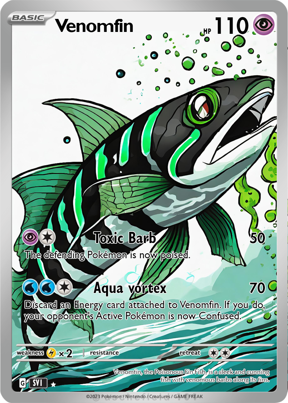 Venomfin - Fishh | Pokécardmaker.net