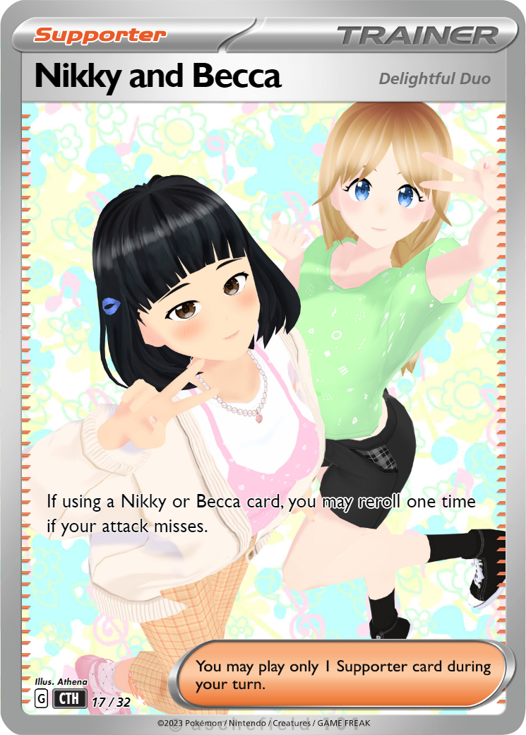 Nikky and Becca - Fjorm | Pokécardmaker.net