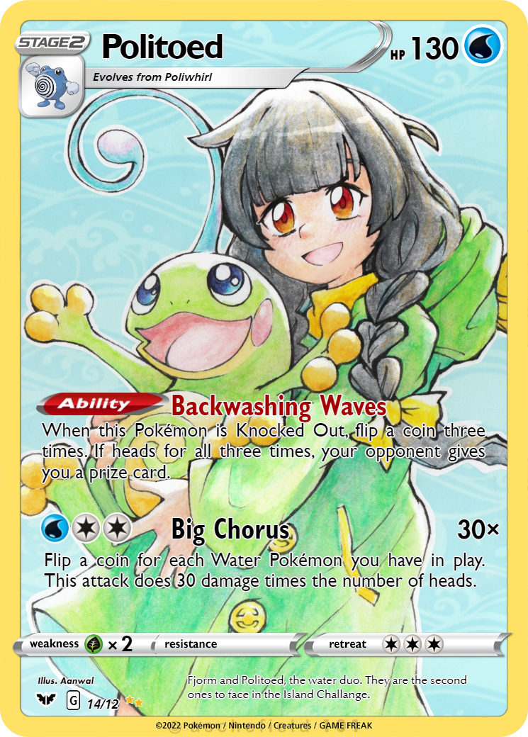 Politoed - Fjorm | Pokécardmaker.net