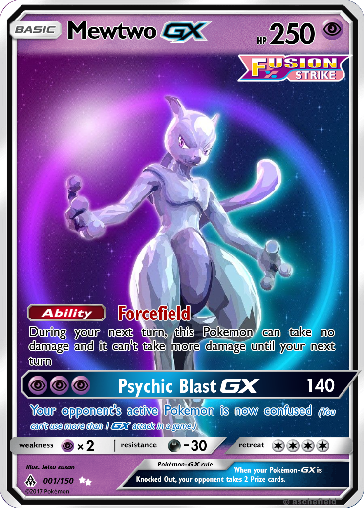 Mewtwo - FlamemasterAce | Pokécardmaker.net