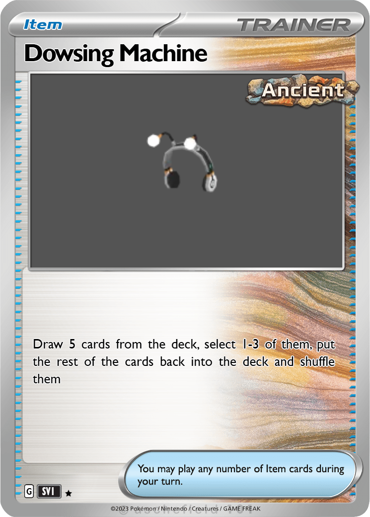 Dowsing Machine - FoolSpider | Pokécardmaker.net