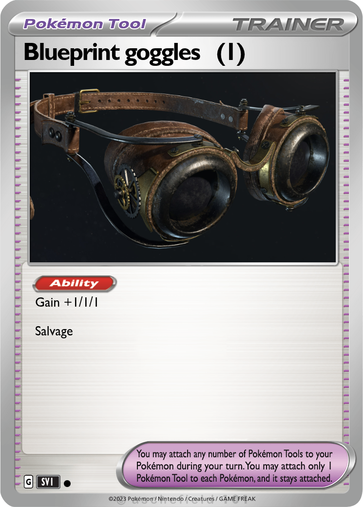 Blueprint goggles (1) - FoolsWithTools | Pokécardmaker.net