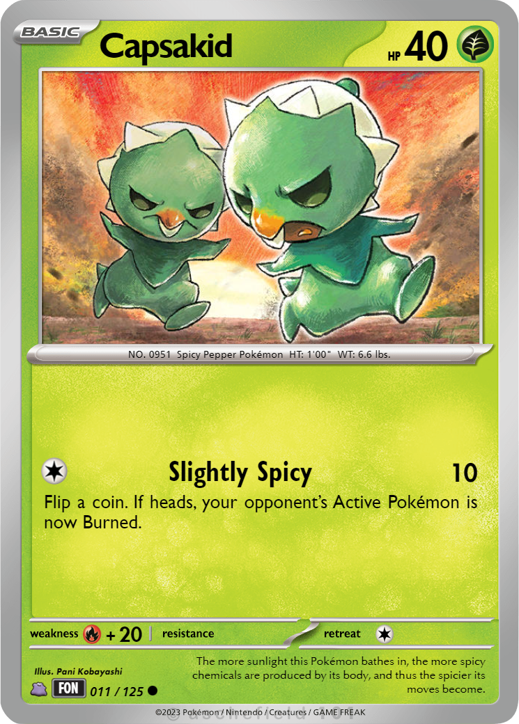 Capsakid - ForcesOfNature | Pokécardmaker.net
