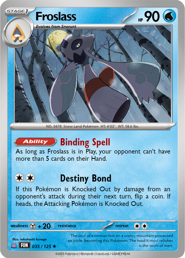 Froslass - ForcesOfNature | Pokécardmaker.net
