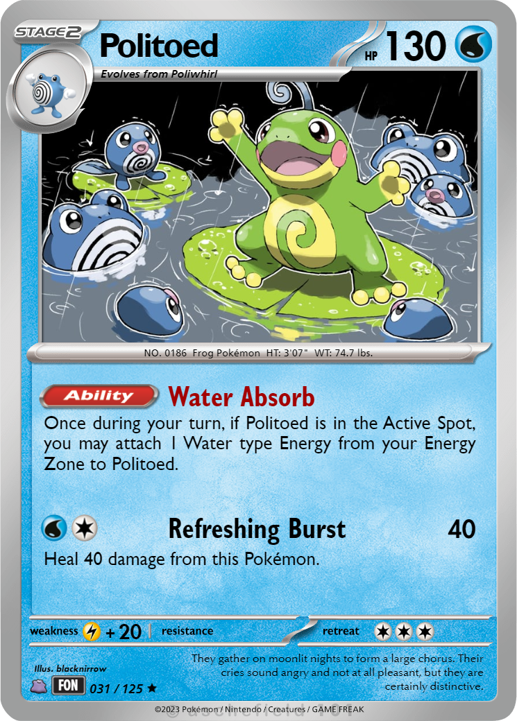 Politoed - ForcesOfNature | Pokécardmaker.net