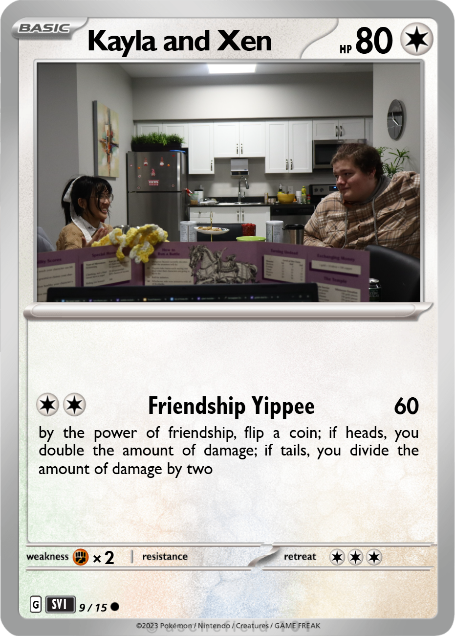 Kayla and Xen - Forest | Pokécardmaker.net