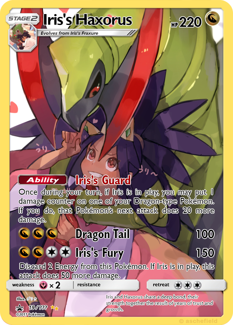 Iris's Haxorus - FreYhx | Pokécardmaker.net