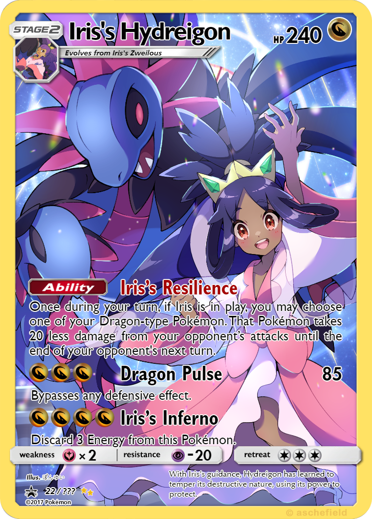 Iris's Hydreigon - FreYhx | Pokécardmaker.net