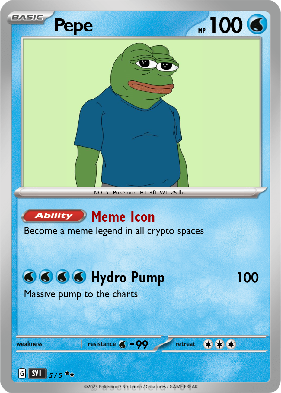 Pepe - FrogPepe | Pokécardmaker.net