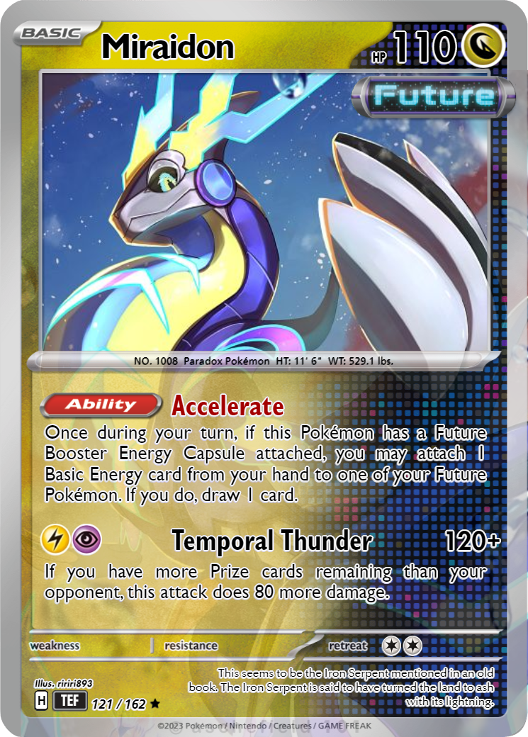 Miraidon - FuturisticSpark | Pokécardmaker.net