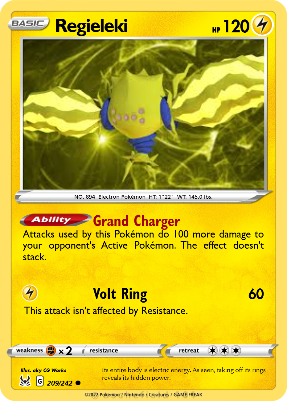 Regieleki - GTSubZero | Pokécardmaker.net