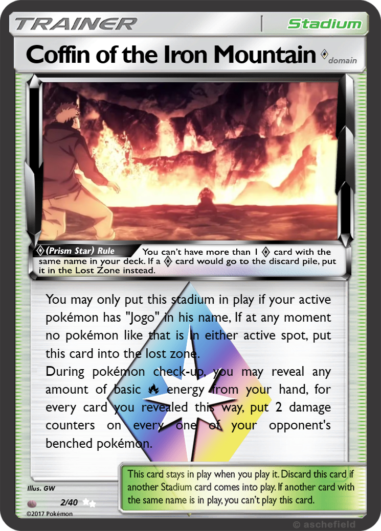 Coffin of the Iron Mountain - GWannes | Pokécardmaker.net