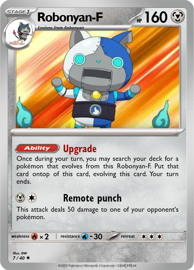 Robonyan-F - GWannes | Pokécardmaker.net