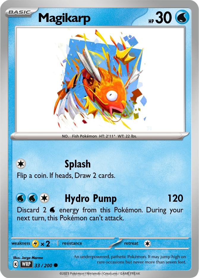 Magikarp - Galaxyswitch | Pokécardmaker.net