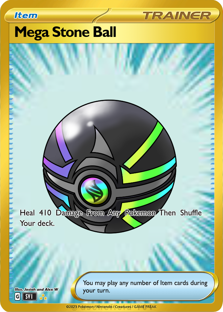 Mega Stone Ball - GamerPro57 | Pokécardmaker.net