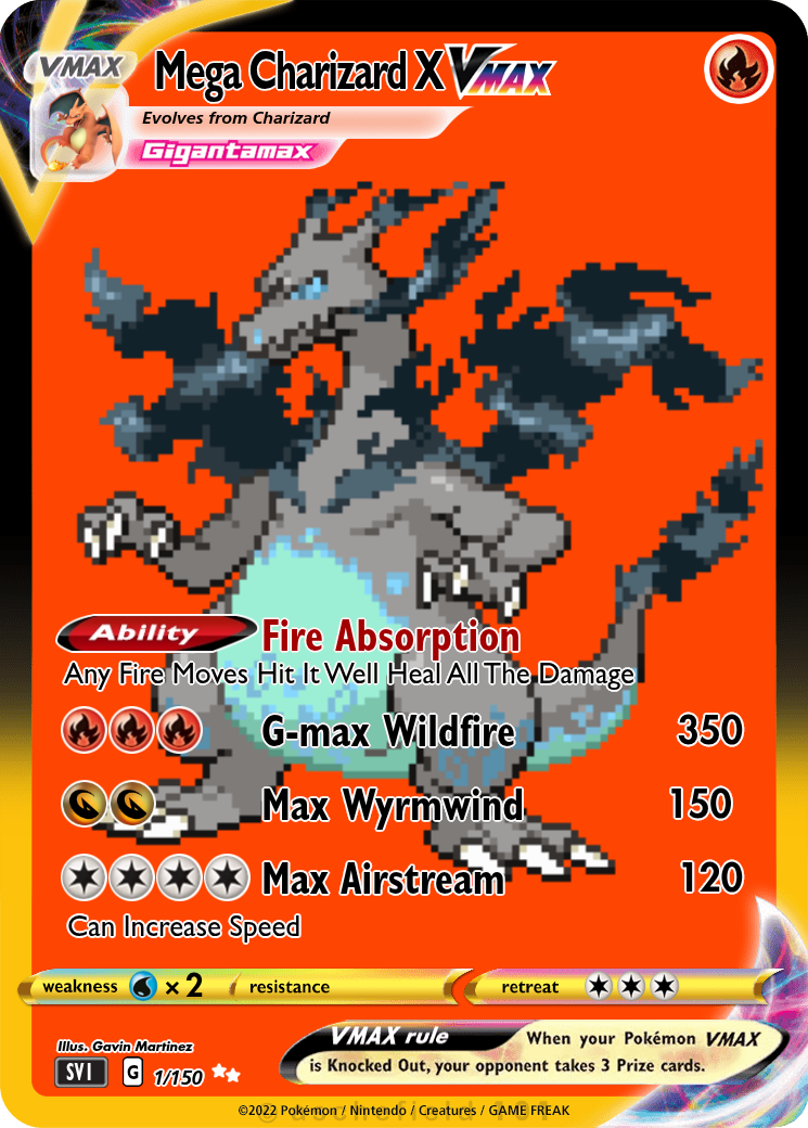 Mega Charizard X - GavKy1020 | Pokécardmaker.net