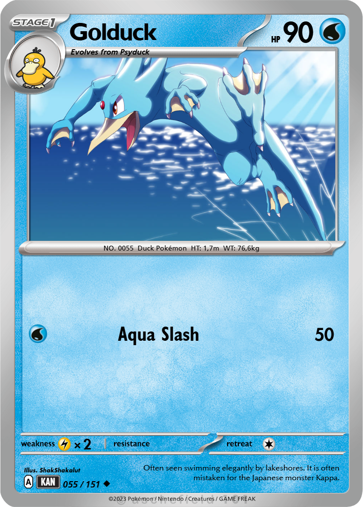 Golduck - GavinGengar | Pokécardmaker.net