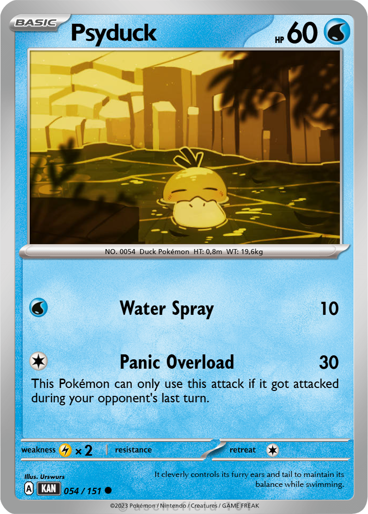 Psyduck - GavinGengar | Pokécardmaker.net