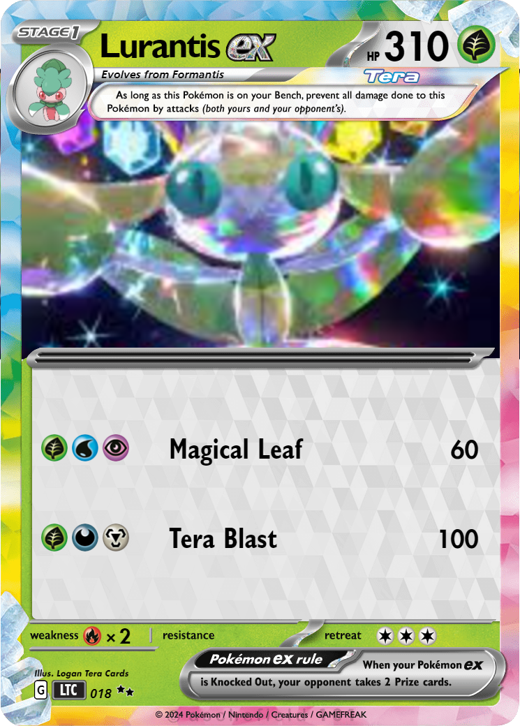Lurantis - Gen1 | Pokécardmaker.net