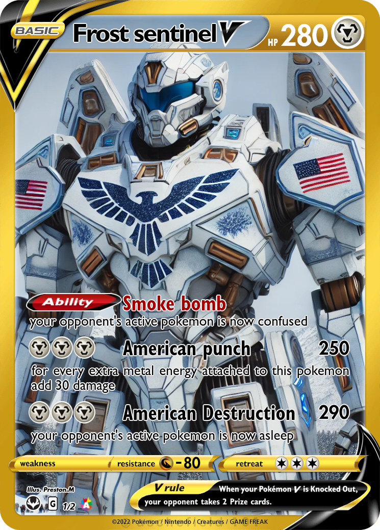 Frost sentinel - Generalrex560 | Pokécardmaker.net