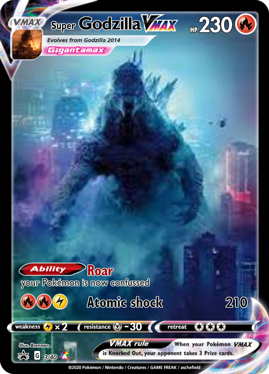 Godzilla - Gengar35 | Pokécardmaker.net