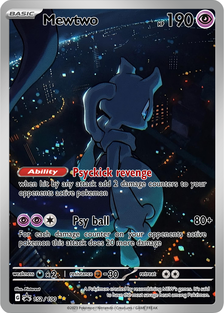 Mewtwo - Georgioo | Pokécardmaker.net