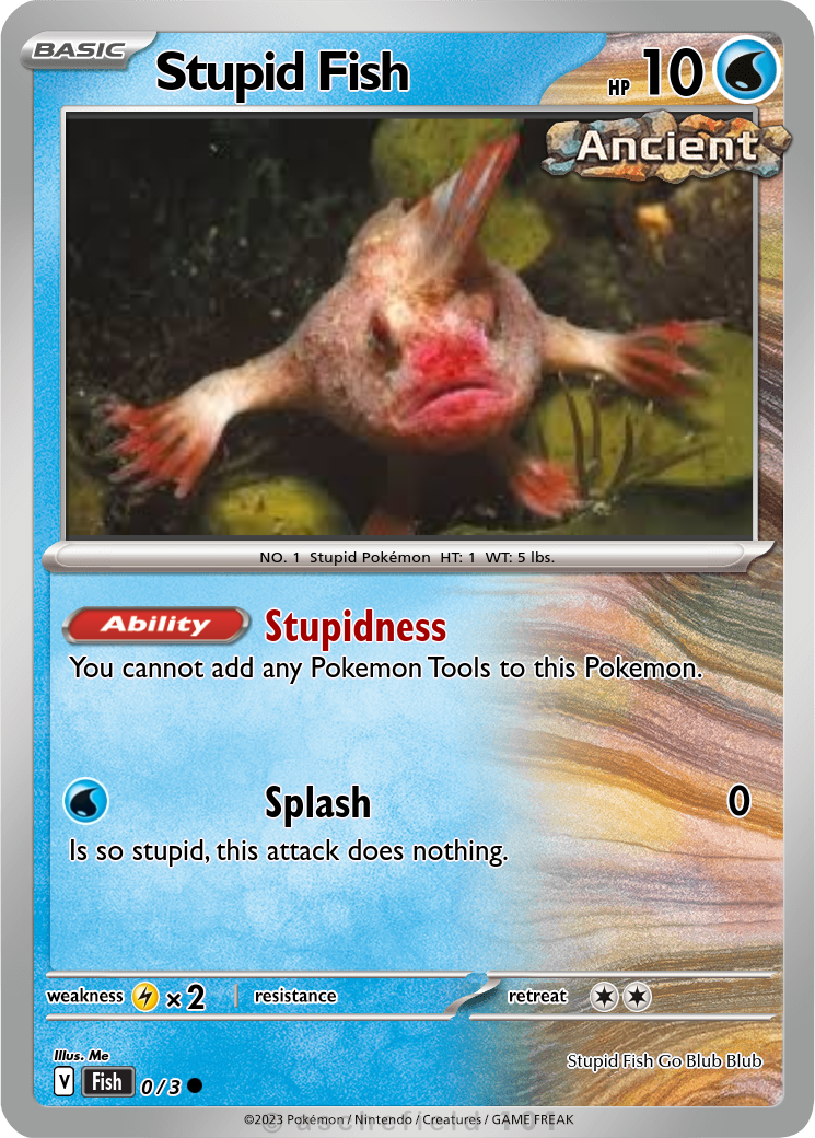 Stupid Fish - GetVectored | Pokécardmaker.net