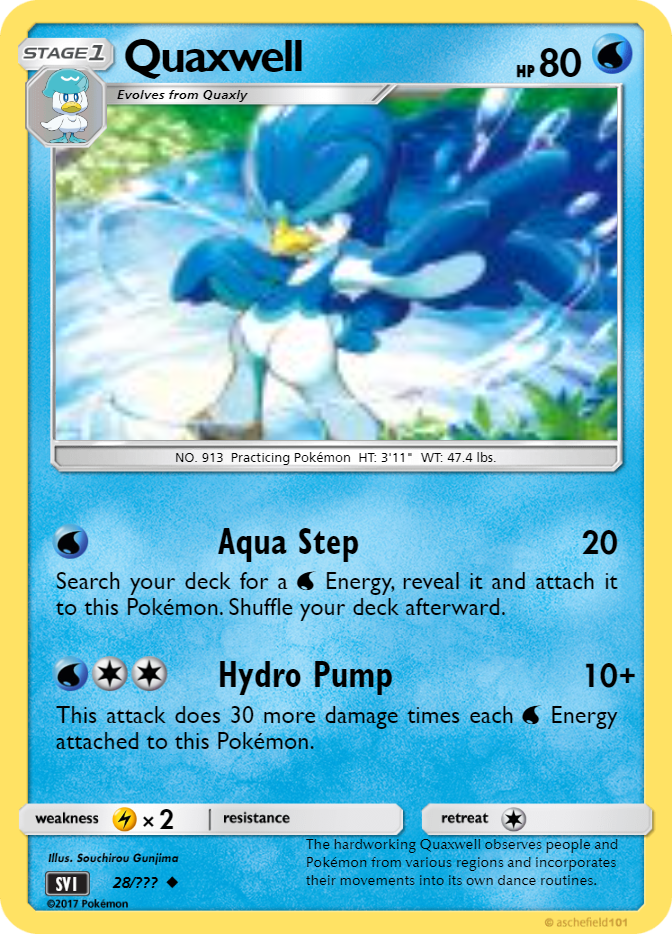 Quaxwell - Gholdenbro | Pokécardmaker.net