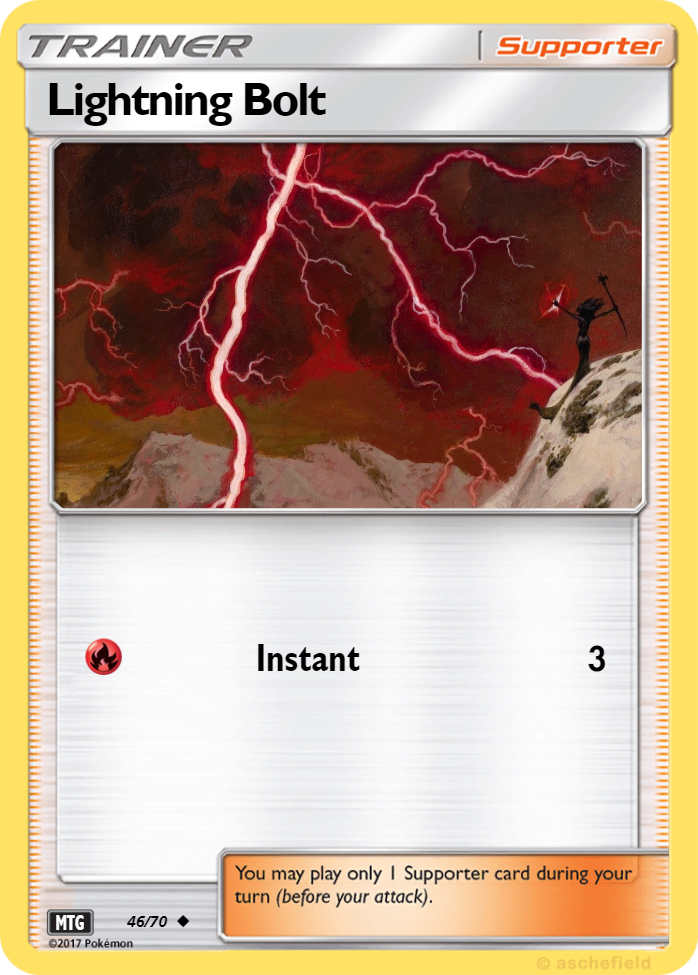 Lightning Bolt - Ghost_075667 | Pokécardmaker.net