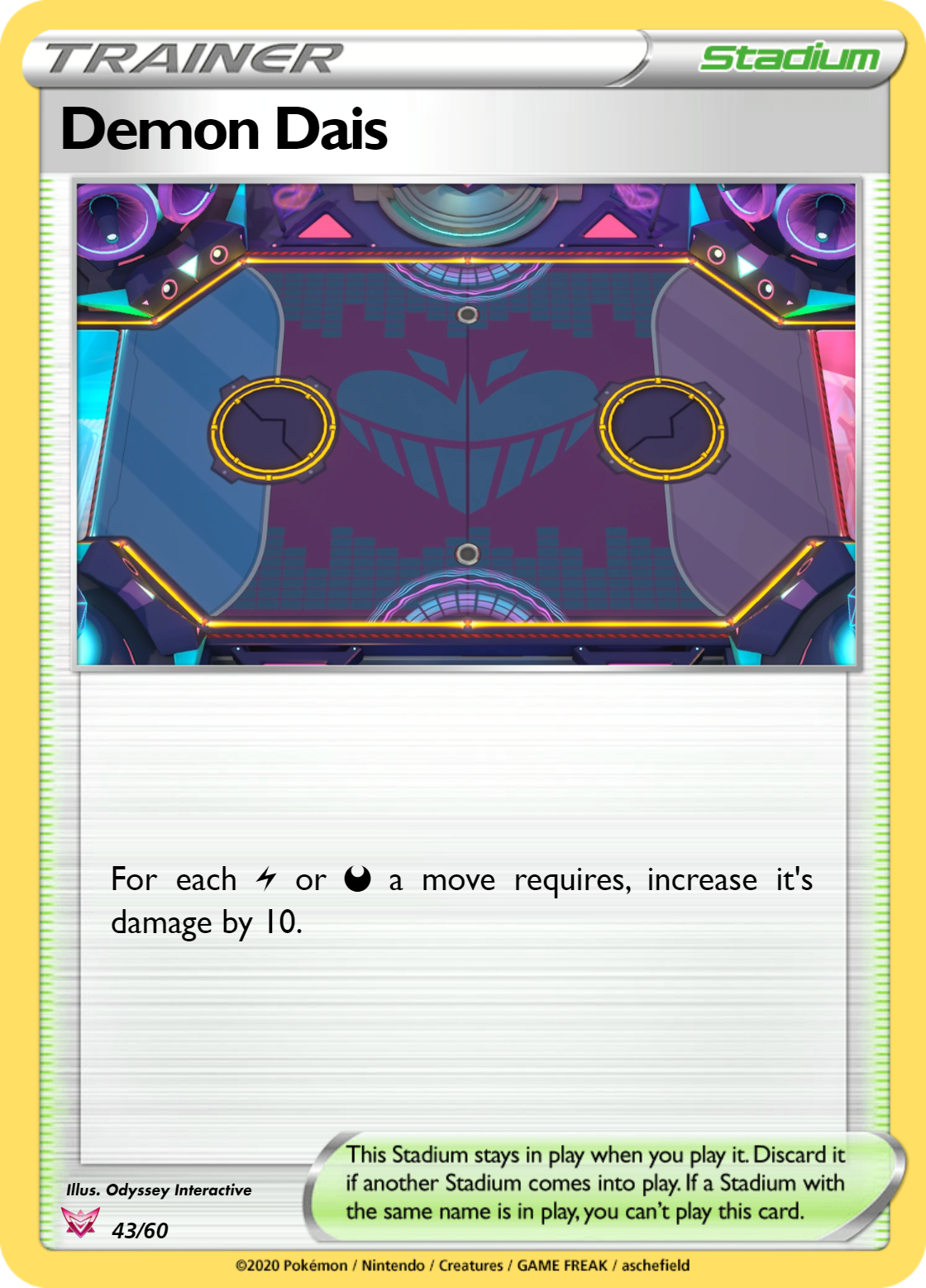 Demon Dais - GildedAmp | Pokécardmaker.net