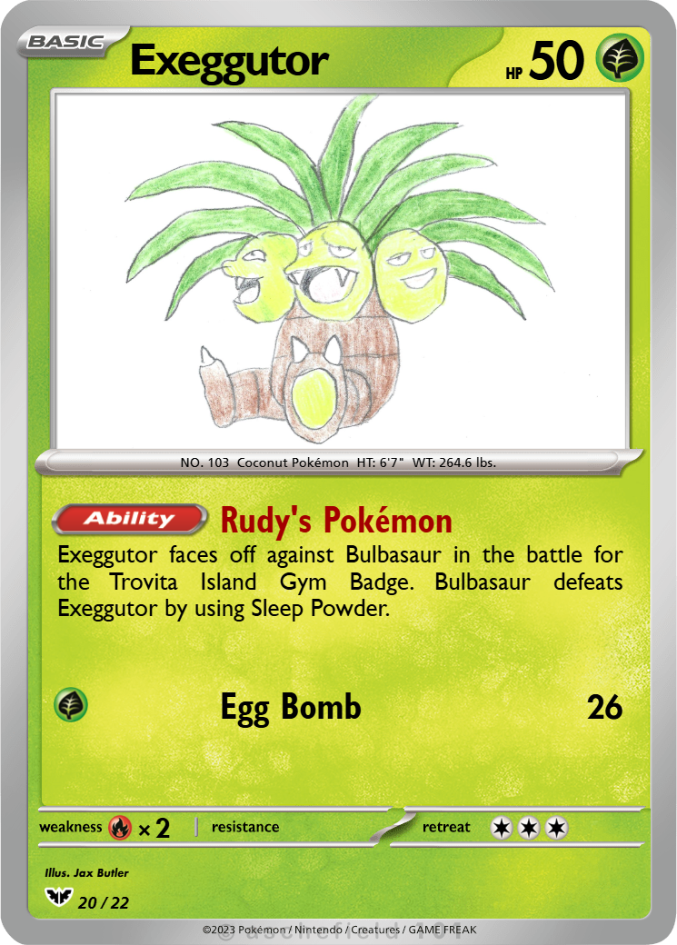 Exeggutor - GingaNinja | Pokécardmaker.net
