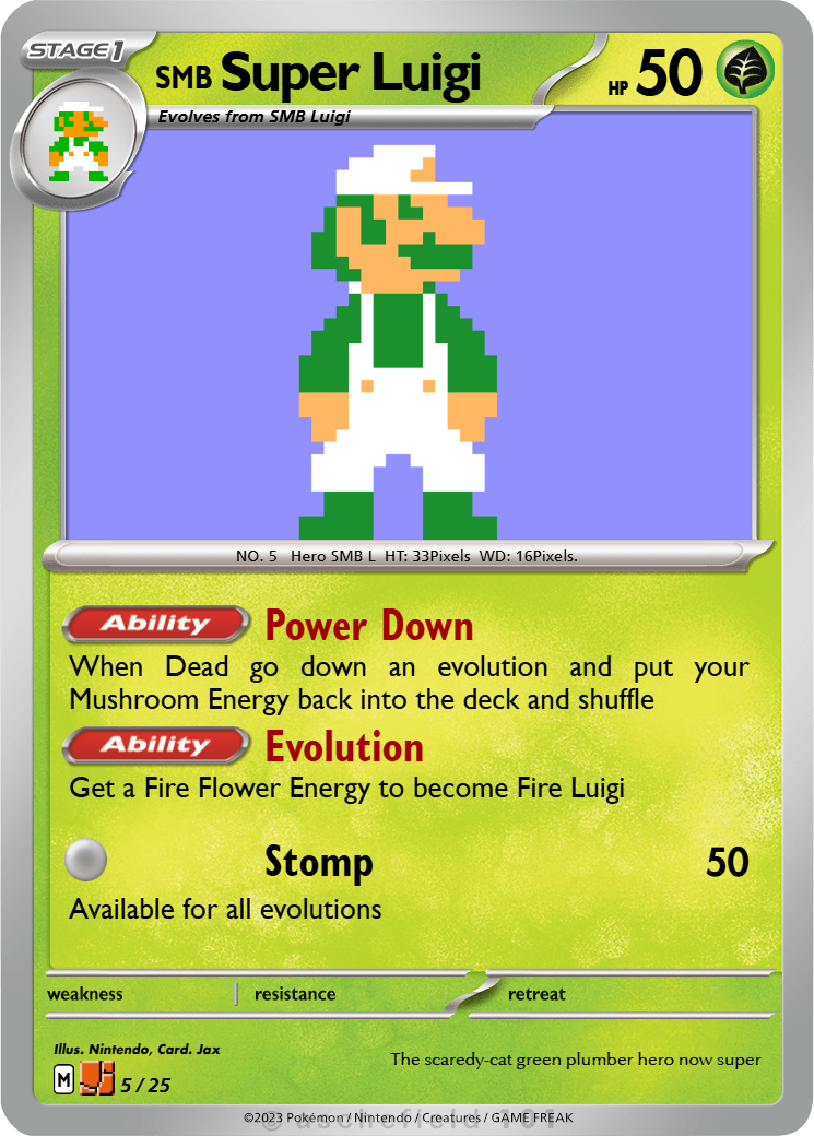 Super Luigi - GingaNinja | Pokécardmaker.net