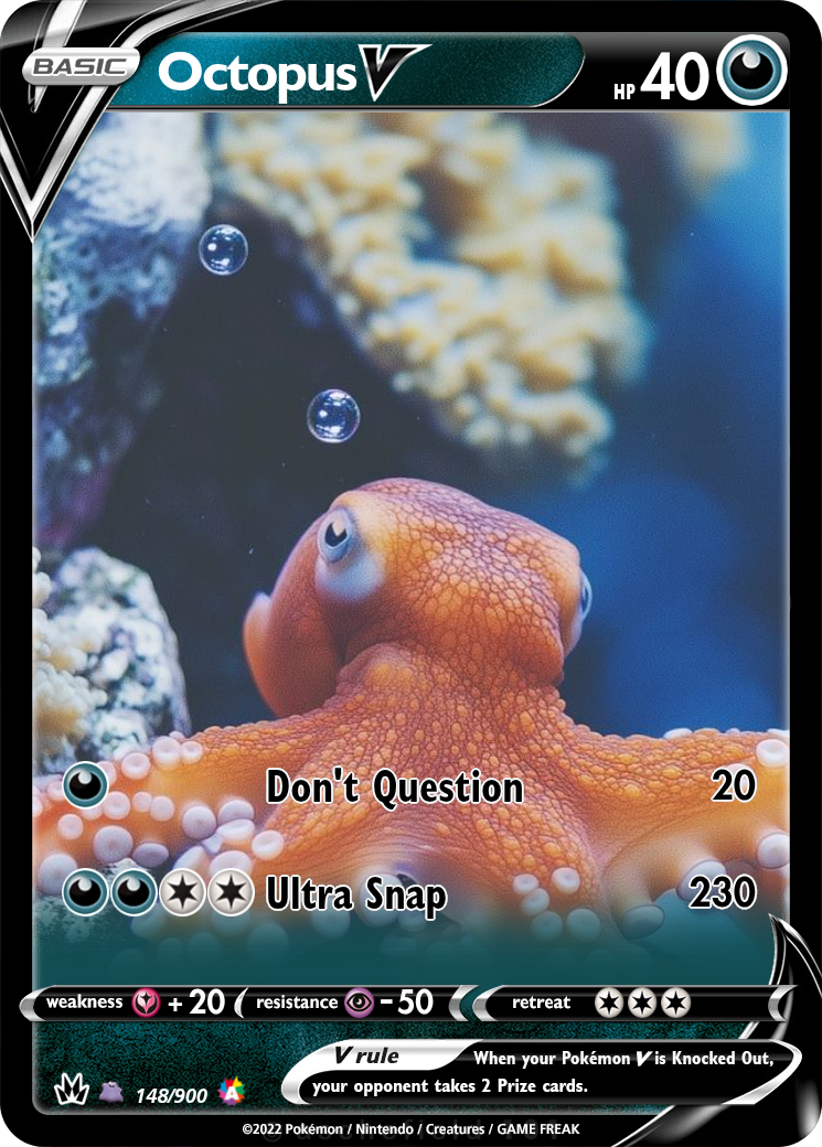 Octopus - GmanD | Pokécardmaker.net
