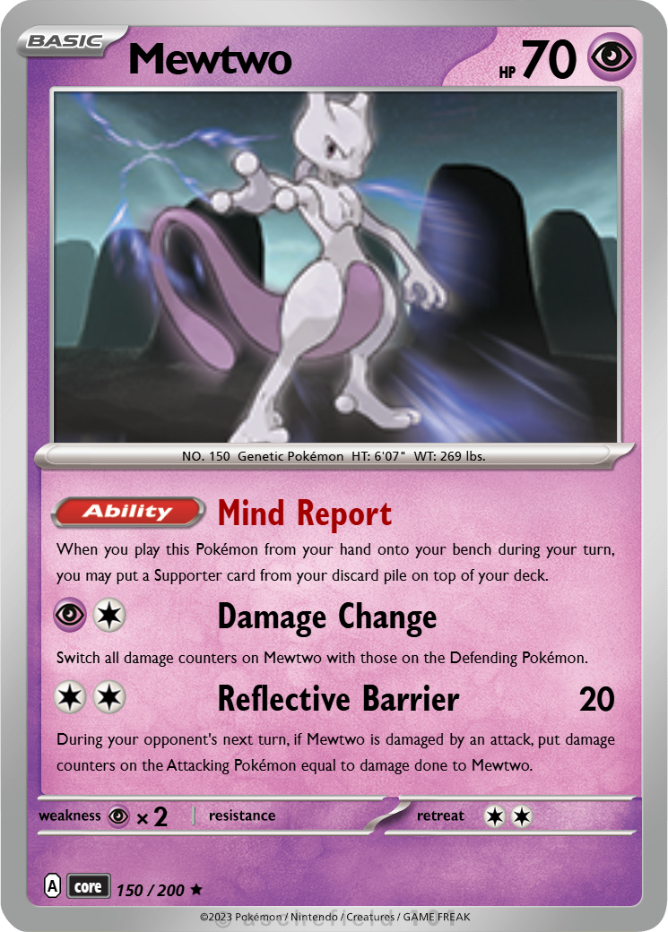 Mewtwo - GoddessZen | Pokécardmaker.net
