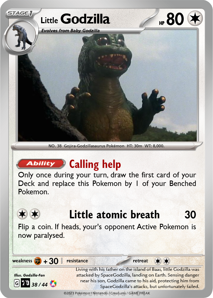 Godzilla - Godzilla-Fan | Pokécardmaker.net
