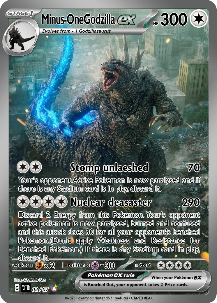 Minus-OneGodzilla - Godzilla-Fan | Pokécardmaker.net