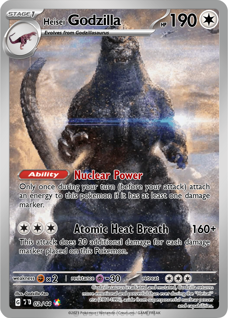 Godzilla - Godzilla-Fan | Pokécardmaker.net