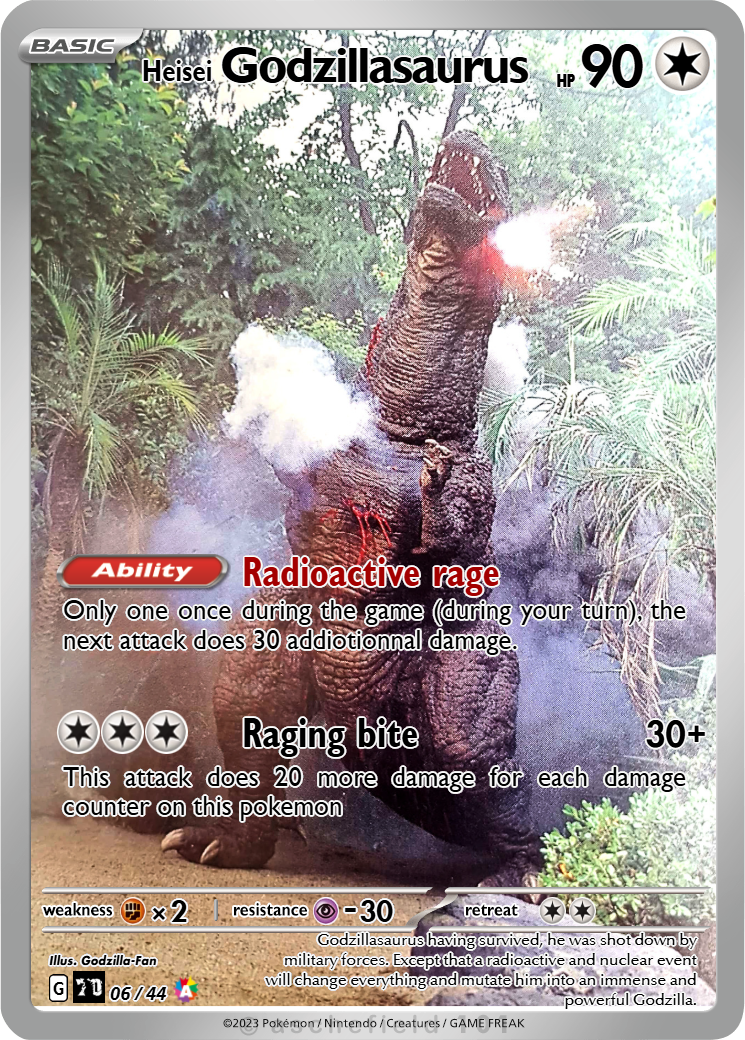 Godzillasaurus - Godzilla-Fan | Pokécardmaker.net