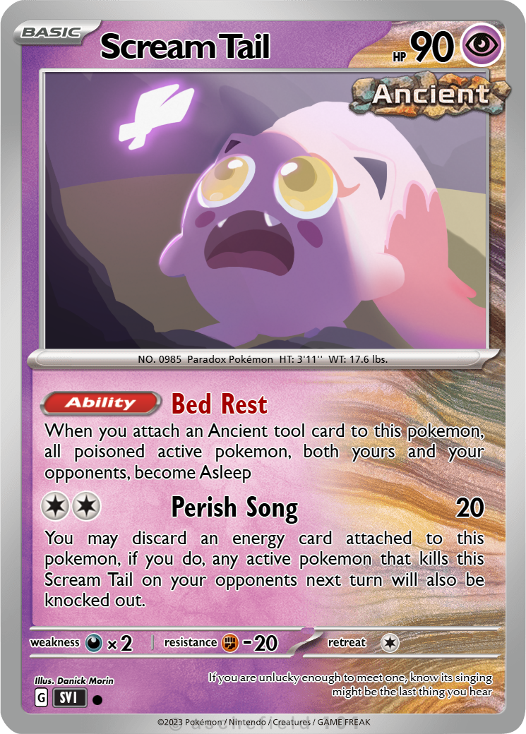 Scream Tail - Gougoune | Pokécardmaker.net