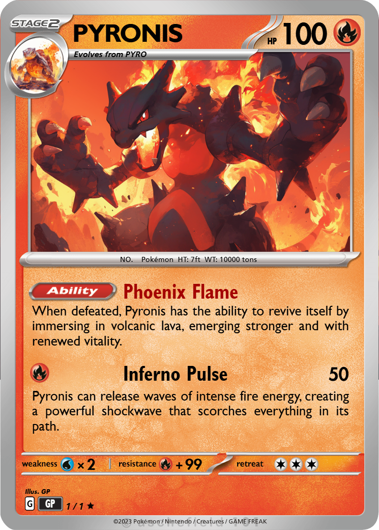 PYRONIS - Gpin0781 | Pokécardmaker.net