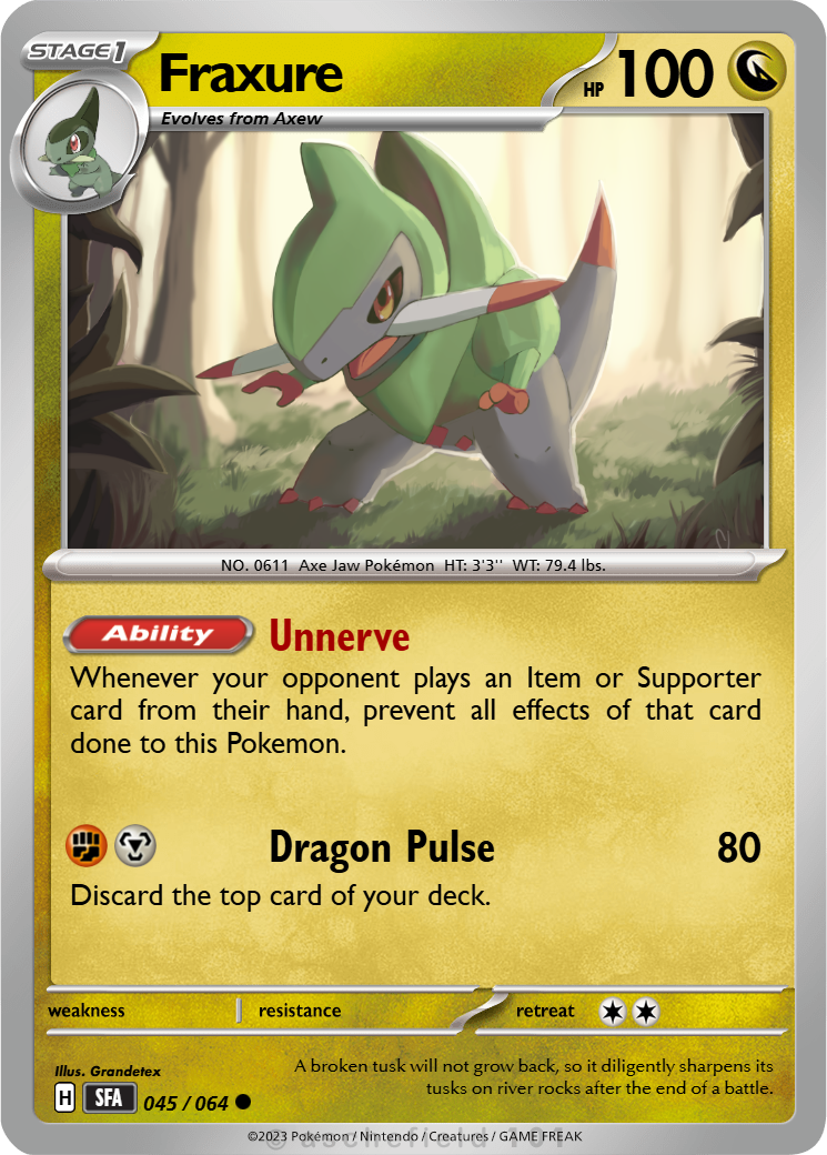 Fraxure - Grandetex | Pokécardmaker.net
