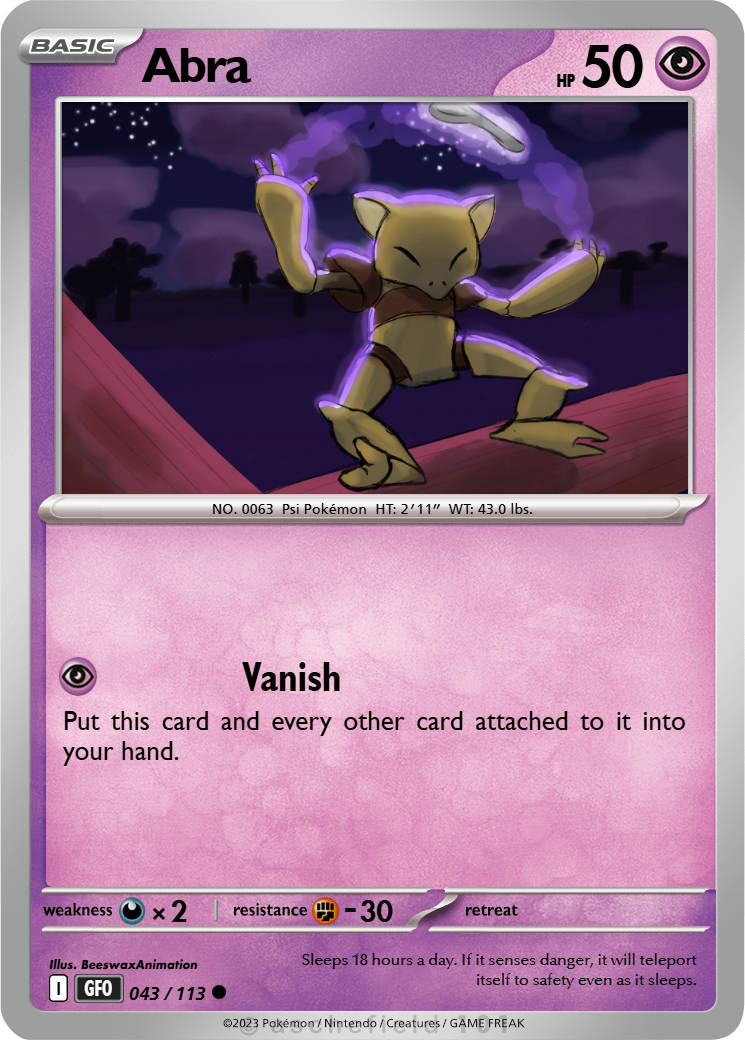 Abra - Greatest_Foes_Set | Pokécardmaker.net