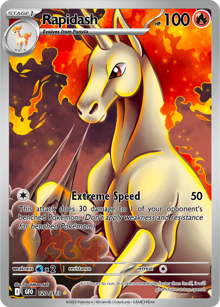 Rapidash - Greatest_Foes_Set | Pokécardmaker.net