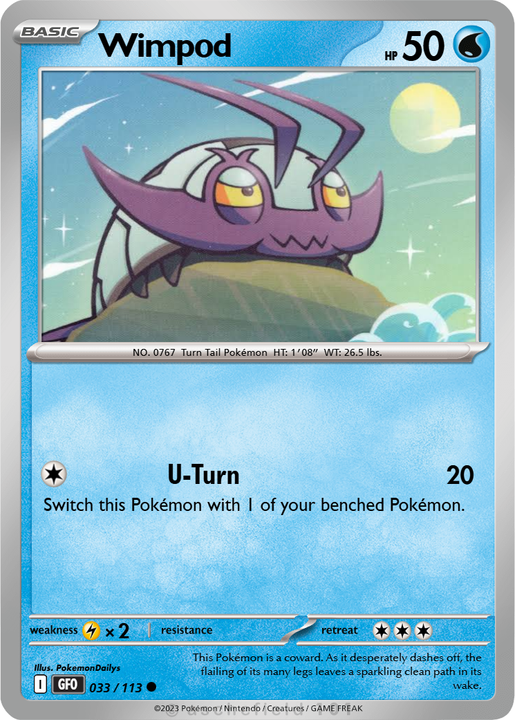 Wimpod - Greatest_Foes_Set | Pokécardmaker.net