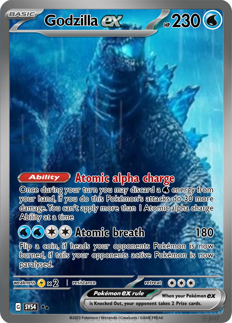 Godzilla - Greninjaman1998 | Pokécardmaker.net